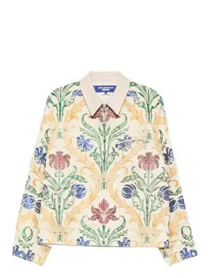 Junya Watanabe Neutrals Jackets Shirt Jackets - Cream
