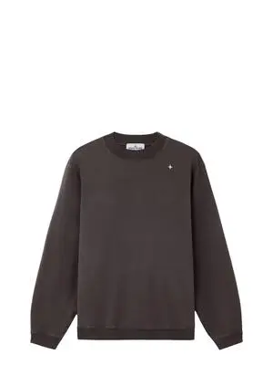 Stone Island Organic Cotton Crewneck Sweatshirt - Multicolor