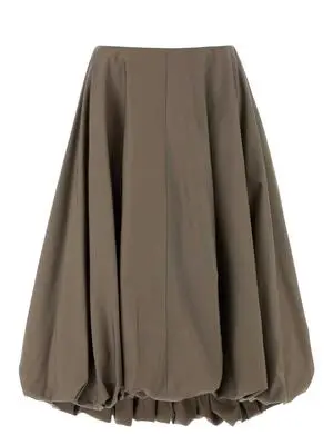 BALENCIAGA BALENCIAGA Mud Gabardine Skirt