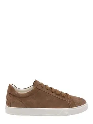 TOD'S TOD'S Brown Suede Lace-Up Sneakers Brown