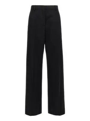 Valentino Garavani Wide Leg Trousers - Black