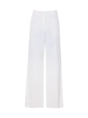 Fendi Wide Leg Trousers - White