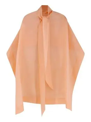 Alberta Ferretti Silk Cape - Multicolor