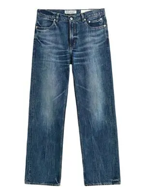 Our Legacy Wide-leg Faded Wash Trousers - Blue