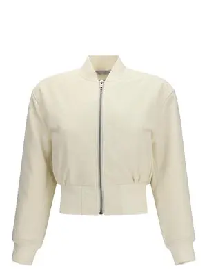 Balenciaga Cropped Bomber Jacket In Technical Faille - Multicolor