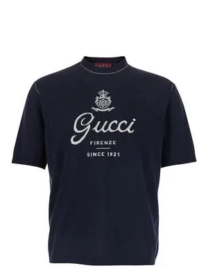 Gucci Wool Sweater With Logo - Multicolor