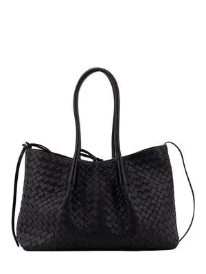 Bottega Veneta Pinacoteca Intrecciato Leather Handbag - Multicolor