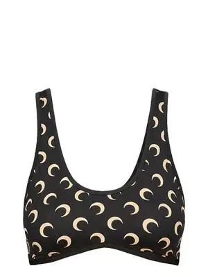 MARINE SERRE Moon Print Top - Black