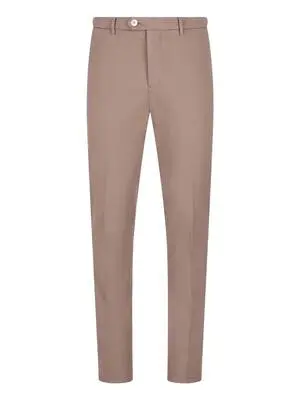 Brunello Cucinelli Gabardine Garment Dyed Pants - Multicolor