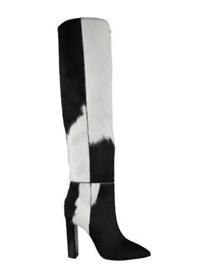 Saint Laurent High Heel Pointed Toe Boots - Black