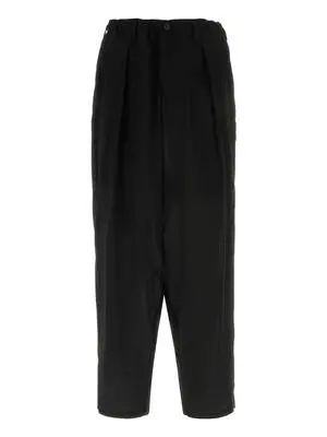 Yohji Yamamoto Crepe Trousers - Black