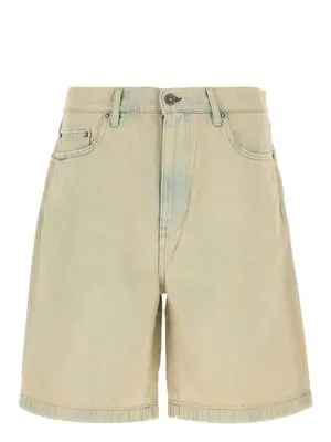 GOLDEN GOOSE Denim Bermuda Shorts - Brown