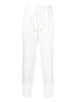 Brunello Cucinelli Garment-dyed Linen Gabardine Leisure Fit Trousers - Multicolor
