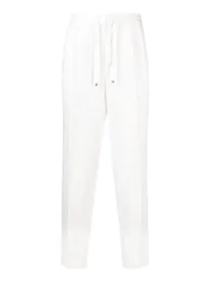 Brunello Cucinelli Garment-dyed Linen Gabardine Leisure Fit Trousers - Multicolor