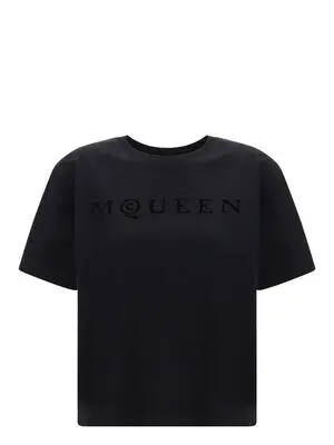 Alexander McQueen Logo T-shirt - Black