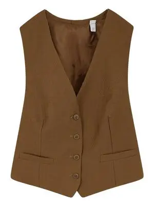 Burberry Warren Wool And Mohair Vest - Multicolor