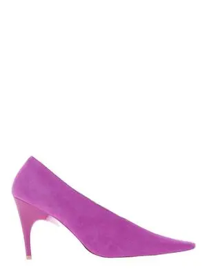 Balenciaga Suede Duchesse 90 Pumps - Purple