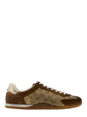 Gucci Fabric And Suede Shift Sneakers - Multicolor