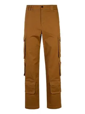 Dolce & Gabbana Cotton Cargo Trousers - Brown