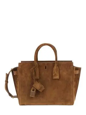 Saint Laurent Sac De Jour Handbag With Suede Details - Multicolor