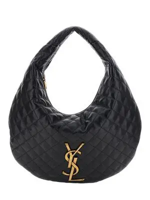 Saint Laurent Quilted Leather Hobo Shoulder Bag - Multicolor