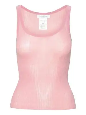 Max Mara Bastia Silk Tank Top - Pink