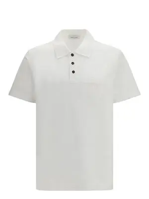 FERRAGAMO Cotton Polo Shirt - White