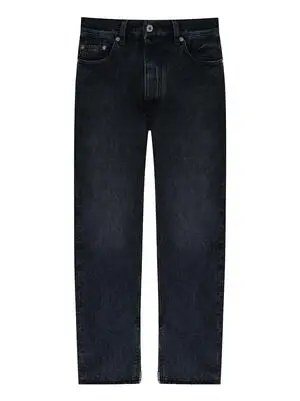 Off-White Washed Denim Jeans - Gray