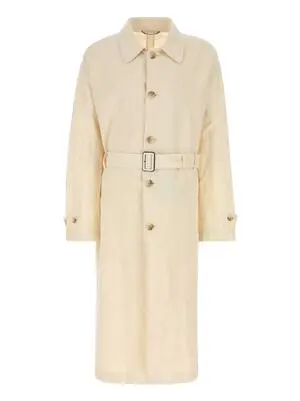 Dolce & Gabbana Cotton Blend Trench Coat - Brown