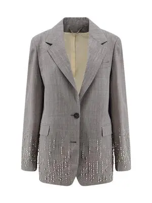 GOLDEN GOOSE Prince Of Wales Check Virgin Wool Blazer - Multicolor