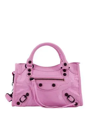 Balenciaga Balenciaga Le City Mini Arena Leather Bag Multicolor