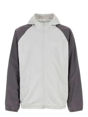 Balenciaga Light Grey Tech Fabric Hooded Jacket - Gray