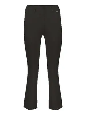 Herno Flared Cropped Trousers - Black