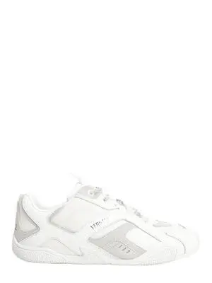 Versace Galaxia Leather Low-top Sneakers - White