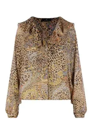 Etro Printed Silk Shirt - Multicolor