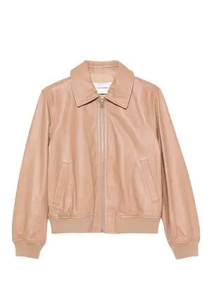 YVES SALOMON Zip-up Leather Jacket - Multicolor