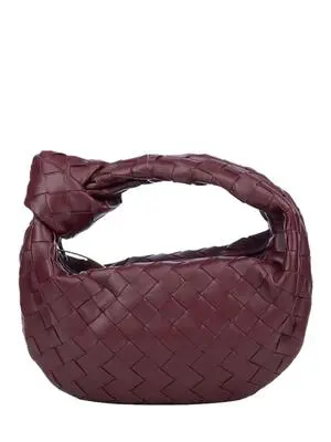 Bottega Veneta BOTTEGA VENETA Mini Jodie Lamb Skin Bag Red