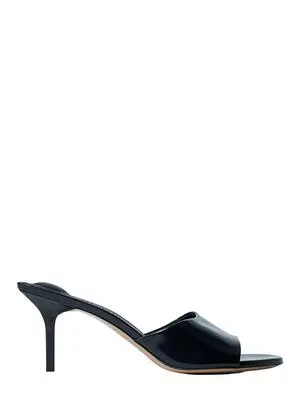 Jacquemus Les Mules Cuisto Open Toe Stiletto Heel Mules - Black