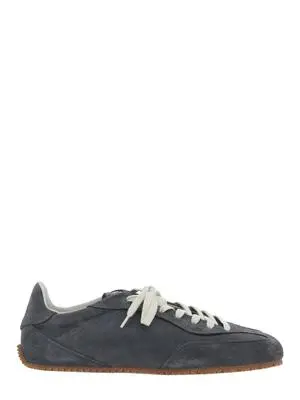 AXEL ARIGATO AXEL ARIGATO Grey Suede Lace-Up Low-Top Sneakers