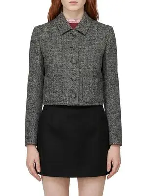 Gucci Cropped Jacket - Gray
