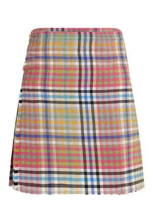VIVIENNE WESTWOOD Heather Check Mini Kilt - Multicolor