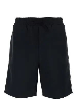 Valentino Garavani Bermuda Shorts With Vlogo Plaque - Multicolor