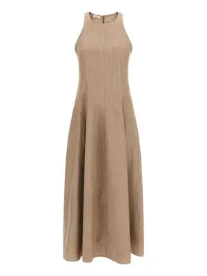 BRUNELLO CUCINELLI Brunello Cucinelli Sparkling Twill Dress