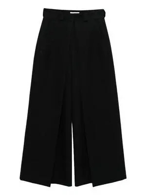 Balenciaga Palazzo Pants With Inverted Pleat - Black
