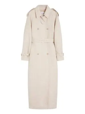 Max Mara Linen Trench Coat - Multicolor