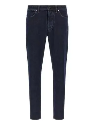 Stone Island Indigo Denim-rinsed Jeans - Blue