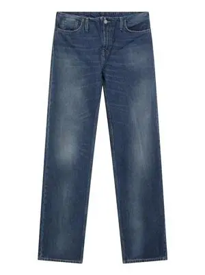 Acne Studios Straight Wide Leg Denim Trousers - Blue