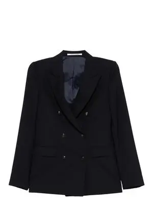 Tagliatore Parigi Double-breasted Wool Blazer - Blue