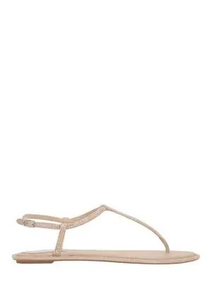 Rene Caovilla Diana 10 Crystal Embellished Flat Sandals - Multicolor