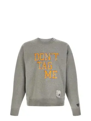 Mihara Yasuhiro Don't Tag Me' Sweatshirt - Gray